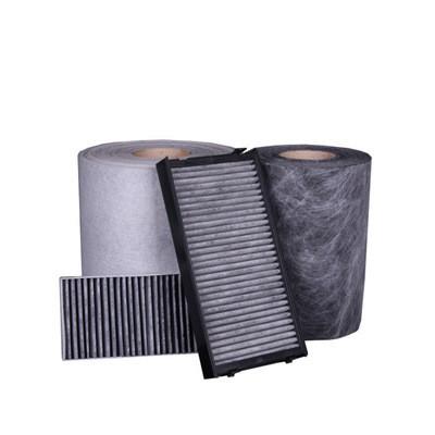China Plain Style Activated Carbon Fiber Cloth Nonwoven Laminated for Air Filtration System for sale