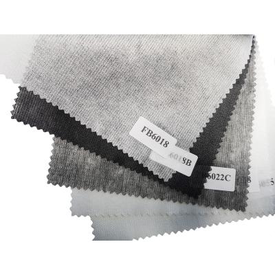 China Adhesive GAOXIN Waterproof Non Woven Fusible Interlining for Charcoal and Grey Fabric for sale