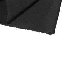 China Woven Black 100% Polyester Tricot Warp Knitted Fusible Fabric for sale