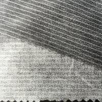 China Satin Fabric Double Dot Stitch Bond Interfacing Fusible Lining for Garment Accessory for sale