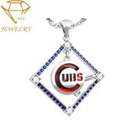 China Sports Teams Championship 925 Silver Pendant Necklace for sale