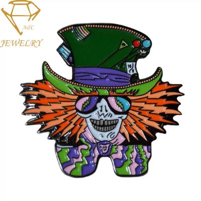 China Magnetic 60mm PVC Custom Soft Enamel Lapel Pins for sale