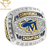 China Stainless steel 316L Custom Championship Ring Unique Sport Teams LOGO for sale