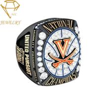 China Customize Metal Sports Champions Rings Basketball Championship Rings with More Diamonds for sale