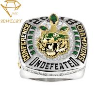 China Custom logo sport championship ring steel football championship rings for Kids, Youth, Adult for sale