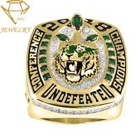 China Custom logo sport championship ring steel football championship rings for Kids, Youth, Adult for sale