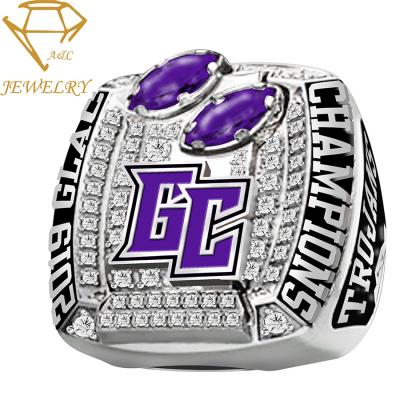 China Die Embassed Fantasy Football Championship Rings for sale