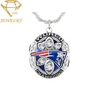China Metal Necklaces Sports Championship Custom Sliver Pendants for sale