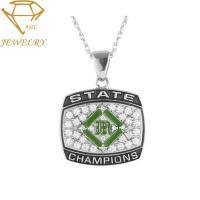 China Steel Embossed Sports Awards Championship Pendants Necklace for sale