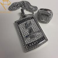 China Deep Engraved Football Championship Pendant Necklaces for sale