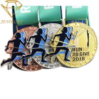 China Running Baseball Tournaments Medallions Custom Award Medals for sale
