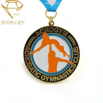 China Copper Gymnastics Custom Medals And Trophies for sale