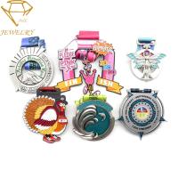 China Sports Metal Award Silver Running Championship Medals for sale