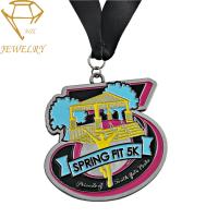China Ribbon Sport Award Marathon Finisher Medals for sale