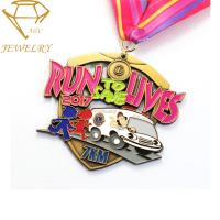 China Steel Anniversary Soft Enameled Championship Medals for sale