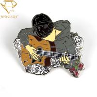 China Hard Enamel 9cm PVC Personalised Pin Badges for sale
