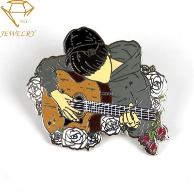 China Hard Enamel 9cm PVC Personalised Pin Badges for sale
