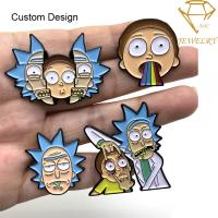 China Hard Enamel 9cm PVC Personalised Pin Badges for sale
