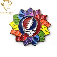 China Lapel Metal Badge Custom Hard Enamel Pins for sale