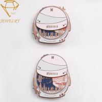 China Souvenirs Iron 3mm Thickness Soft Enamel Lapel Pins for sale