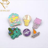 China Souvenirs Iron 3mm Thickness Soft Enamel Lapel Pins for sale