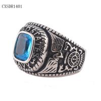China Stainless Steel Army US Custom Military Rings for sale