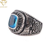 China Stainless Steel Army US Custom Military Rings for sale