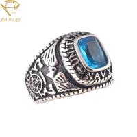 China Stainless Steel Army US Custom Military Rings for sale