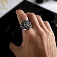 China Stainless Gold Custom Army Military Rings for sale