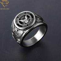 China Enameled Personlized United States Navy Ring Gold for sale