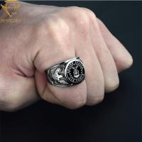 China Enameled Personlized United States Navy Ring Gold for sale