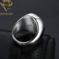 China Stainless Steel Embassed Masonic Signet Rings for sale