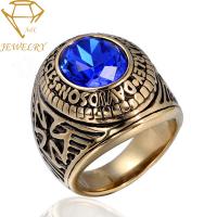China Steel College Ring Design For Ladies for sale