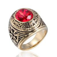 China Engraved Steel University Graduation Rings for sale