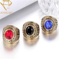 China Engraved Steel University Graduation Rings for sale