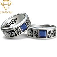 China 316L Stainless Steel Custom Made Class Rings for sale