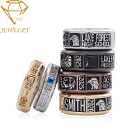 China 316L Stainless Steel Custom Made Class Rings for sale