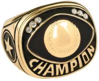 China Custom Youth Baseball Tournament Rings for Elegant Kids as Awards for sale