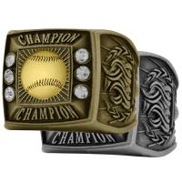 China Custom Youth Baseball Tournament Rings for Elegant Kids as Awards for sale