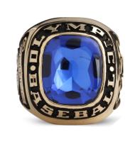 China High Quality Custom Men's National Baseball Championship Rings for Youth with Display Case for sale