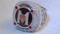 China High Quality Custom Men's National Baseball Championship Rings for Youth with Display Case for sale