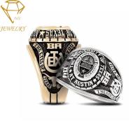 China Women'S High School 925 Silver Customized Class Rings for sale