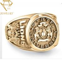 China Women'S High School 925 Silver Customized Class Rings for sale