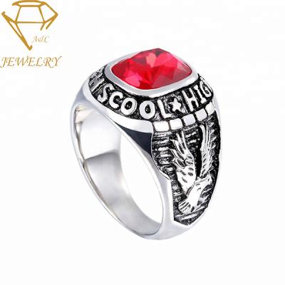 China Senior  Custom College Graduation Rings for sale