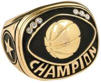 China Trophy Prize No Years Fantasy Basketball League Champion Championship Rings for sale