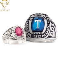 China Unique College Graduation Class Rings For Women for sale