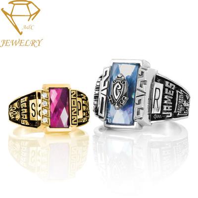 China Unique College Graduation Class Rings For Women for sale