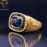 China Deep Engraved Stainless Steel Mens Class Rings for sale