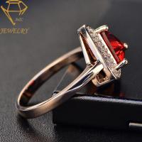 China Diamond Engagement Women 18k Personalized Silver Ring for sale
