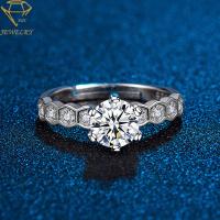 China Pave Diamonds Wedding Silver Ring With Name Engraved for sale